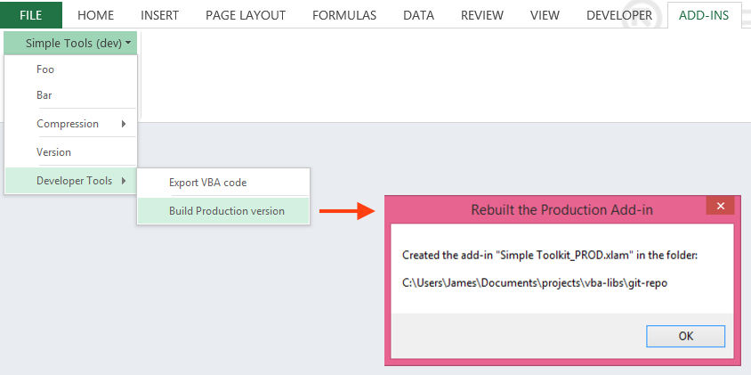 Excel VBA and Version Control