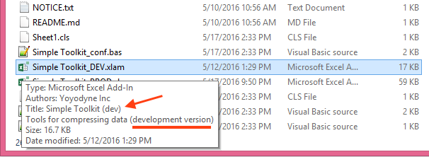 Excel VBA and Version Control